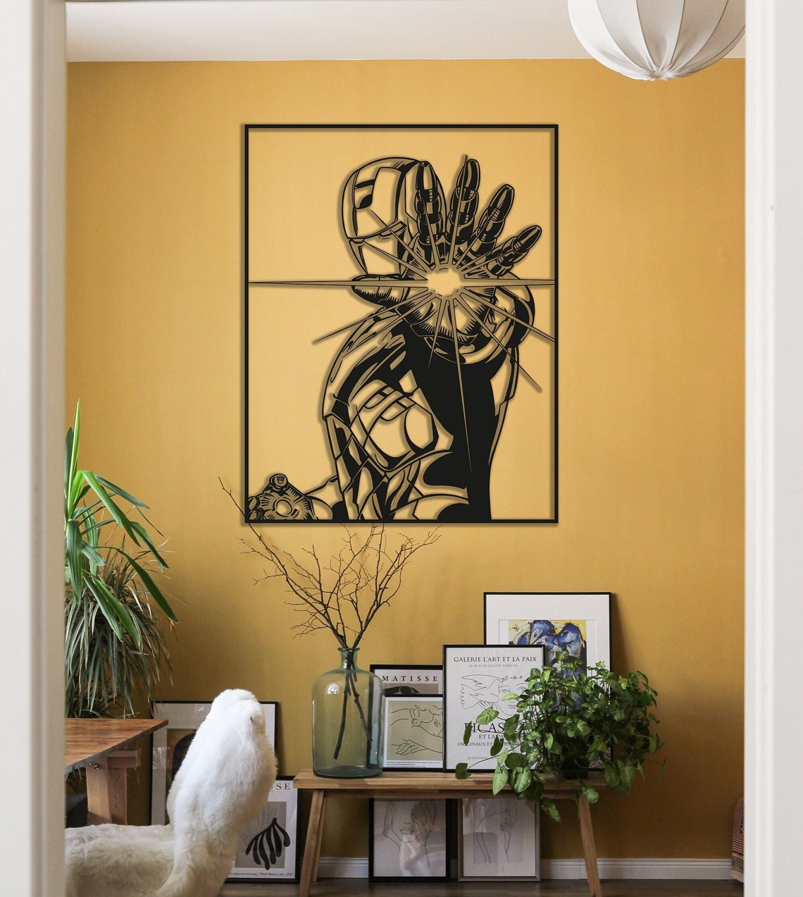 Iron Man marvel Avengers Design Svg Cut Dxf File Wall Sticker Pdf ...