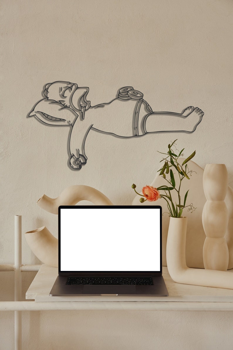 Simpson Svg Cut Dxf File Wall Sticker Pdf Silhouette Engraving Template ...