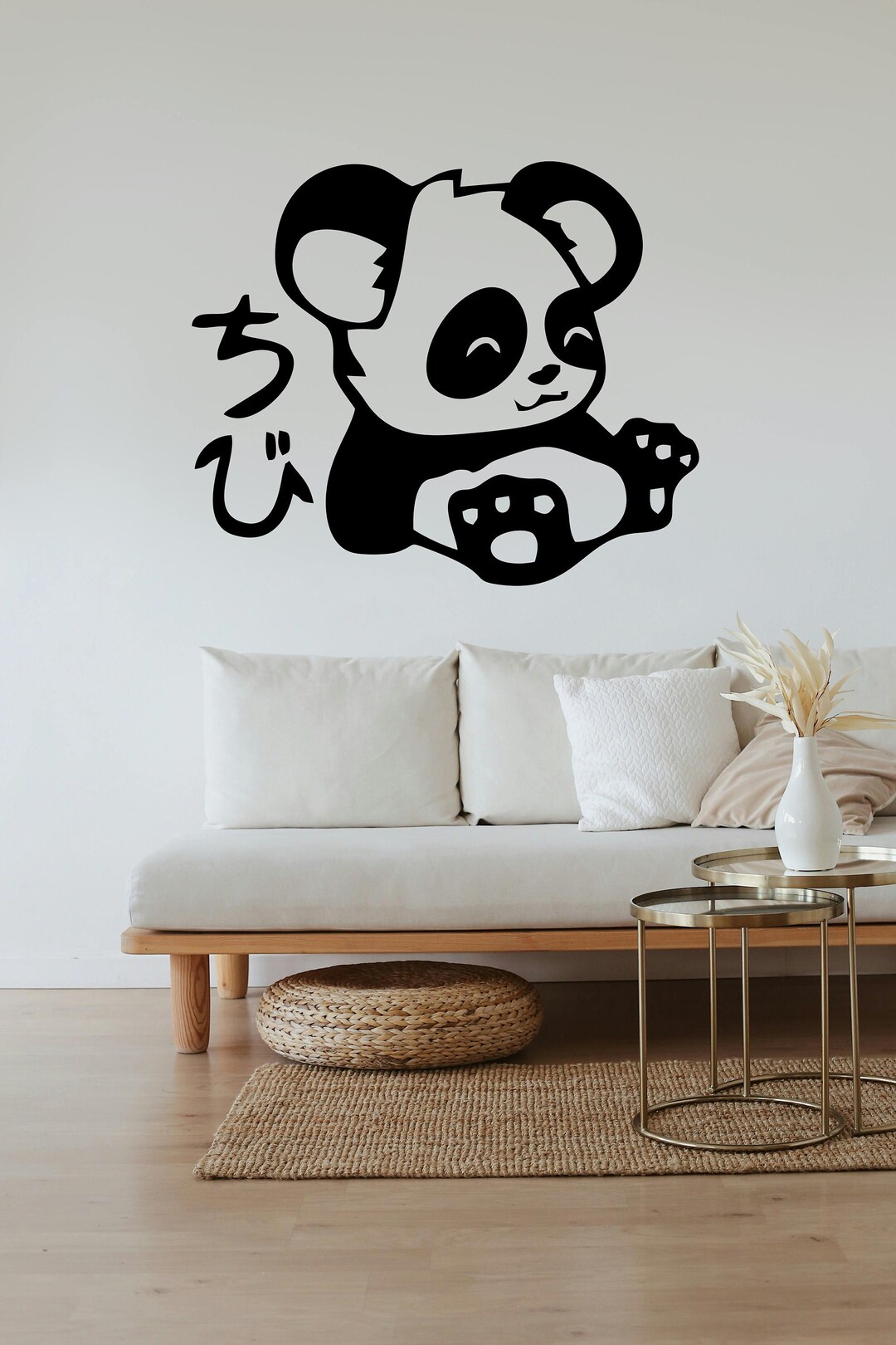 Panda Design Cut Svg Dxf File Wall Sticker Pdf Silhouette Engraving ...