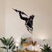 Zeus With Lightning Svg Cut Dxf File Wall Sticker Pdf Silhouette ...