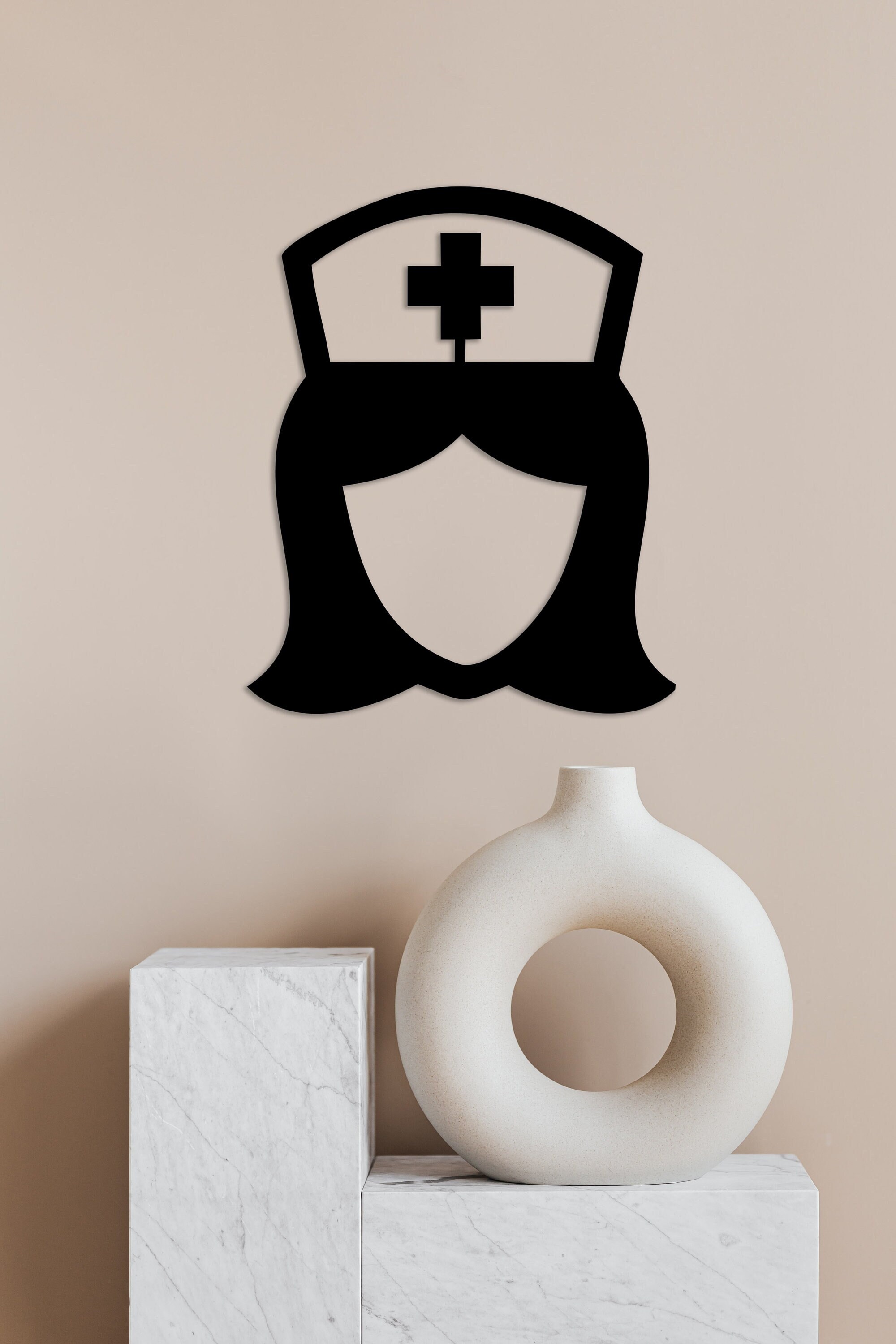Nurse Sign Svg Cut Dxf File Wall Sticker Pdf Silhouette Engraving ...