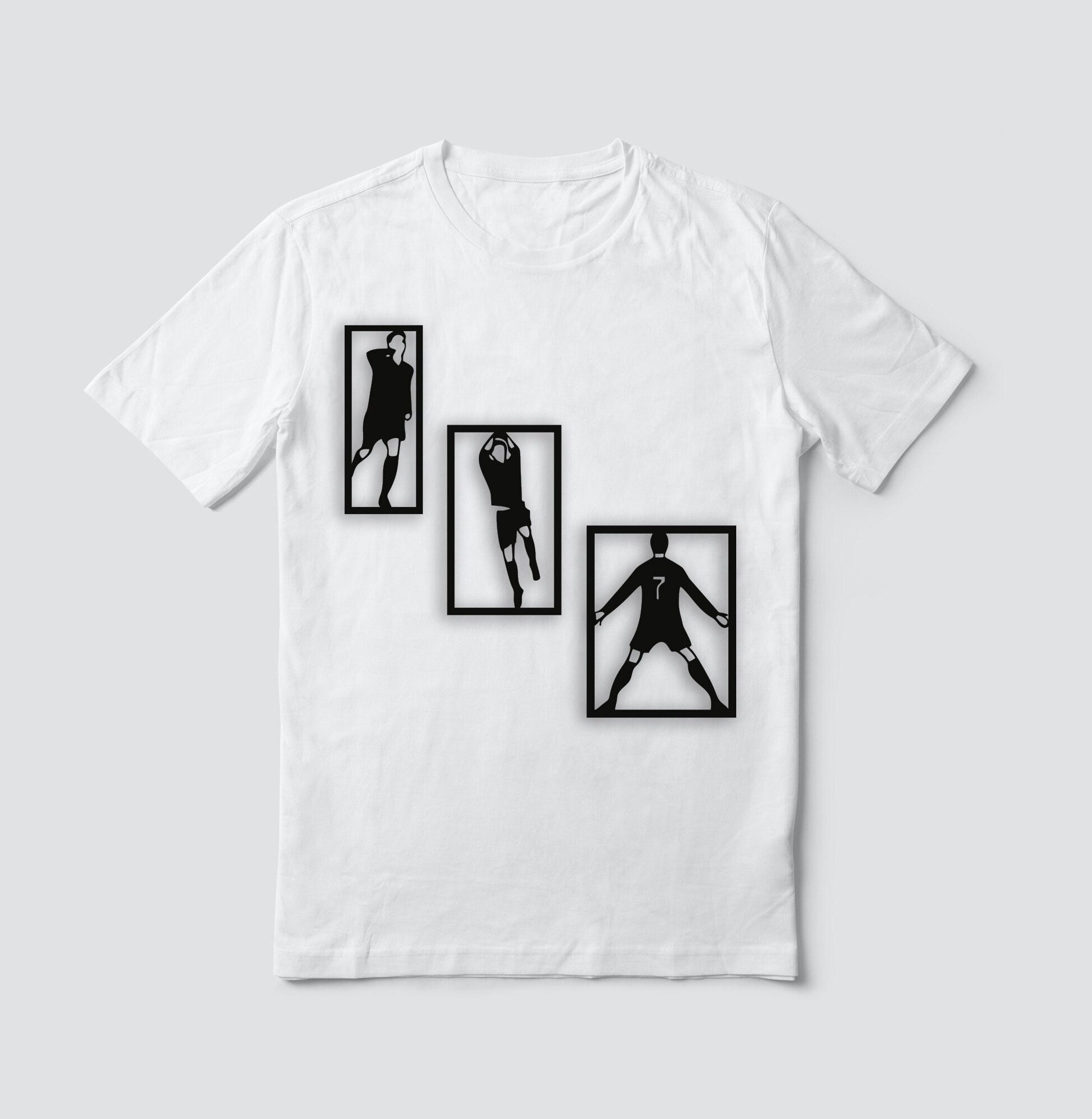 Ronaldo Football Pictures Svg Cut Dxf File Wall Sticker Pdf Silhouette ...