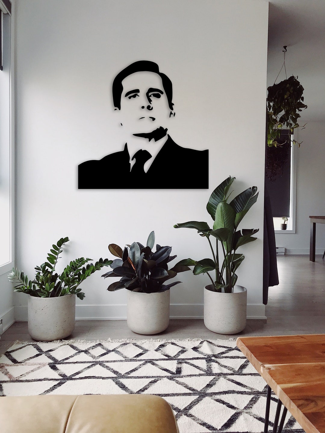 Michael Scott (the Office) Svg Cut Dxf File Wall Sticker Pdf Silhouette ...