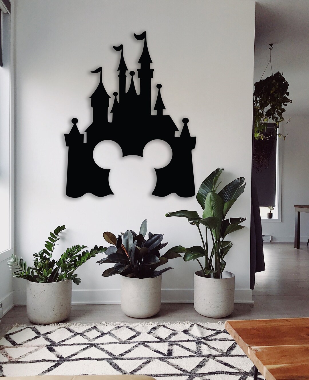 Mouse Castle Svg Cut Dxf File Wall Sticker Pdf Silhouette Engraving ...