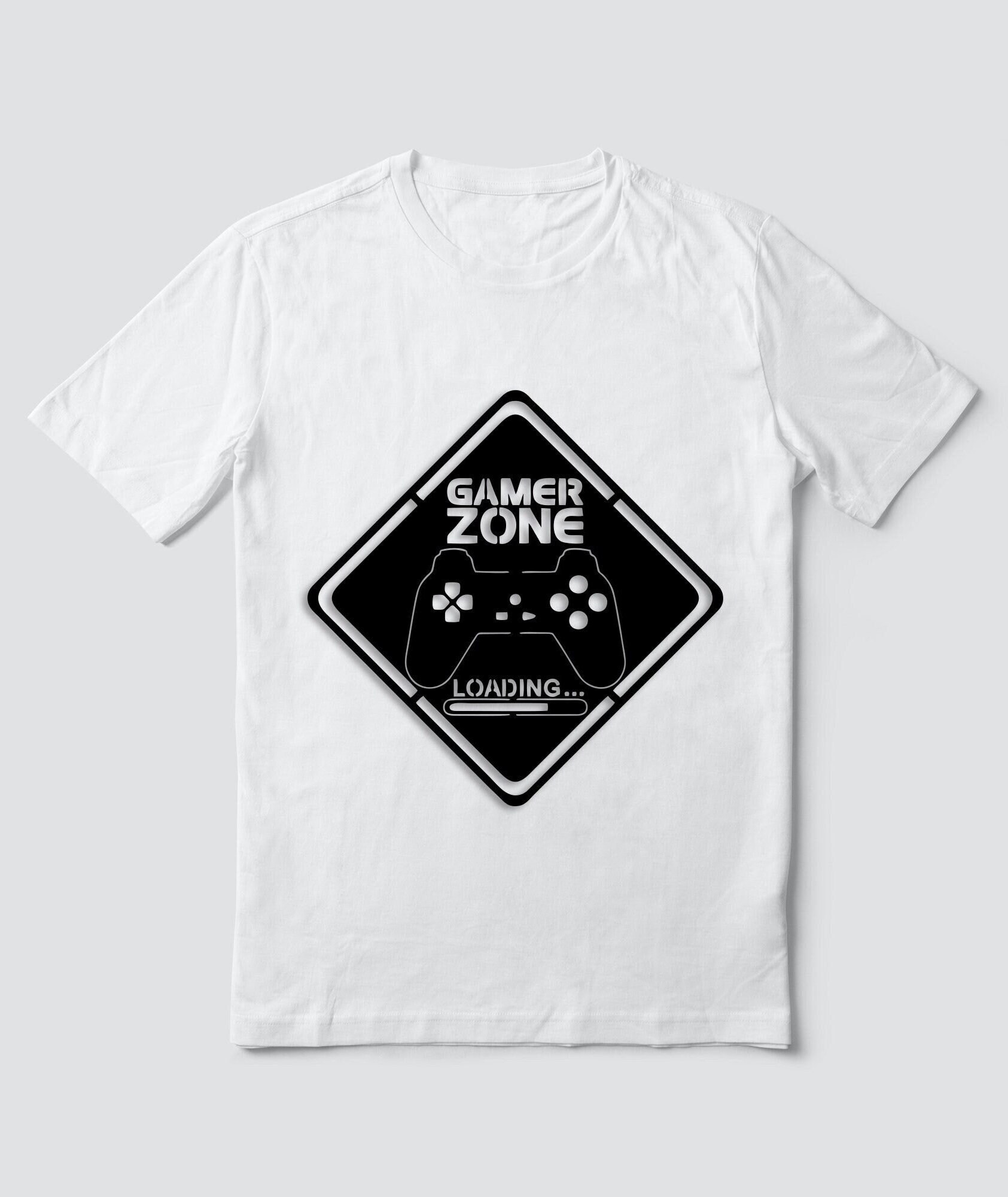 Gamer Zone Cut Svg Dxf File Wall Sticker Pdf Silhouette Engraving ...