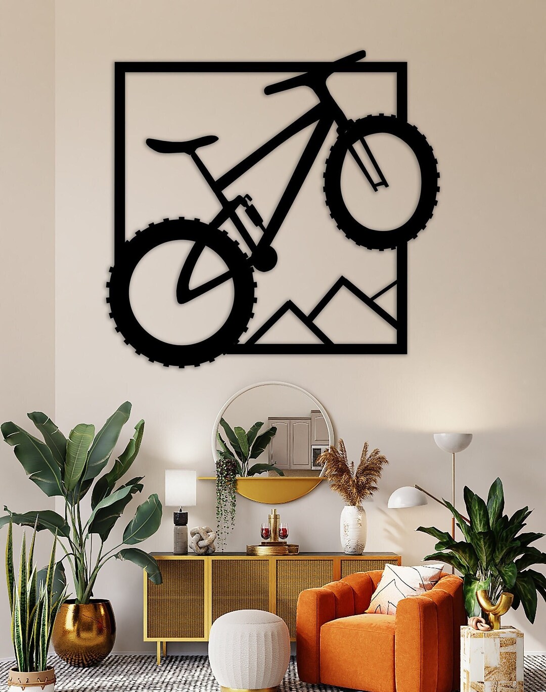 Bike (bicycle) Svg Cut Dxf File Wall Sticker Pdf Silhouette Engraving ...