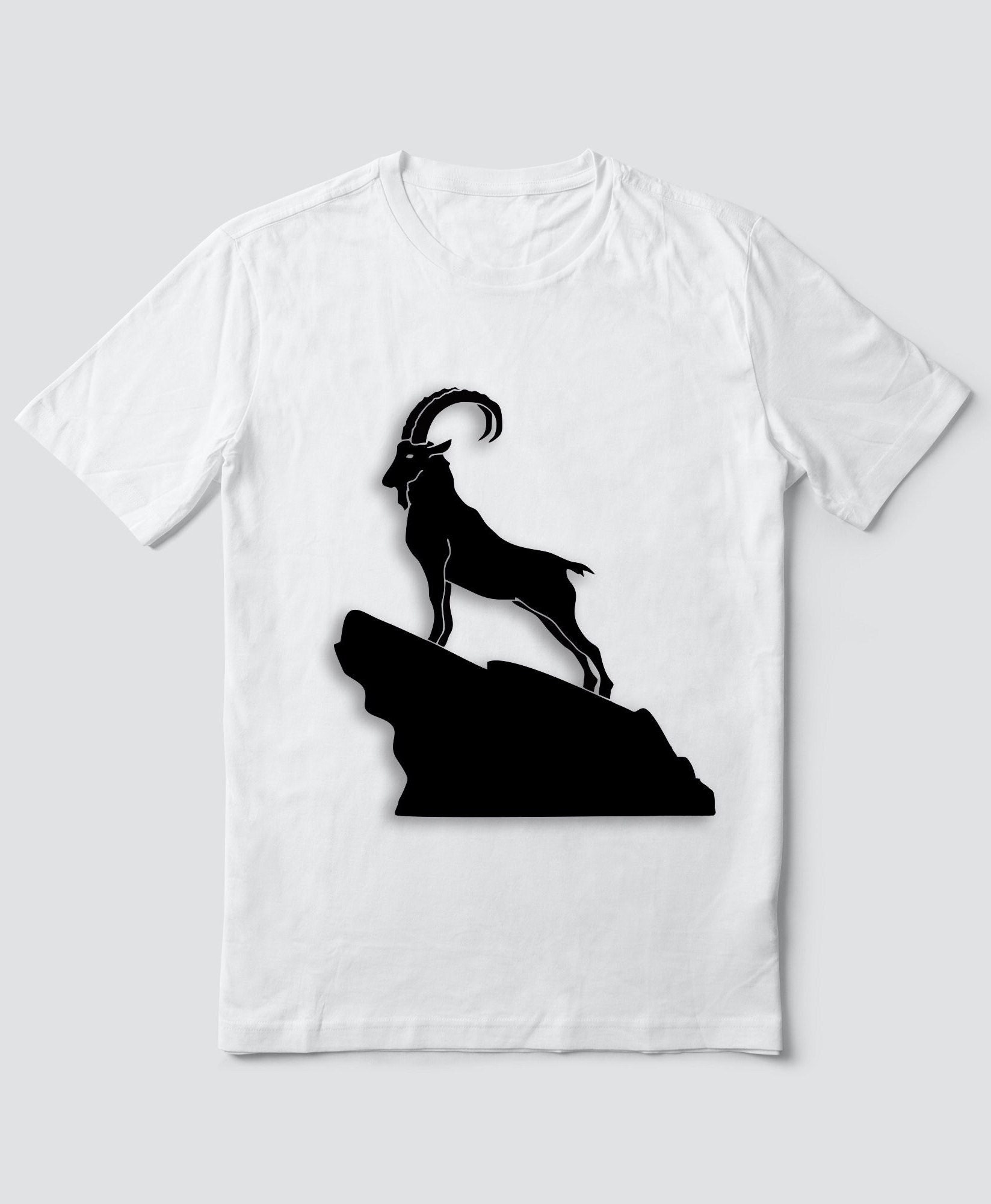Goat Svg Cut Dxf File Wall Sticker Pdf Silhouette Engraving Template ...