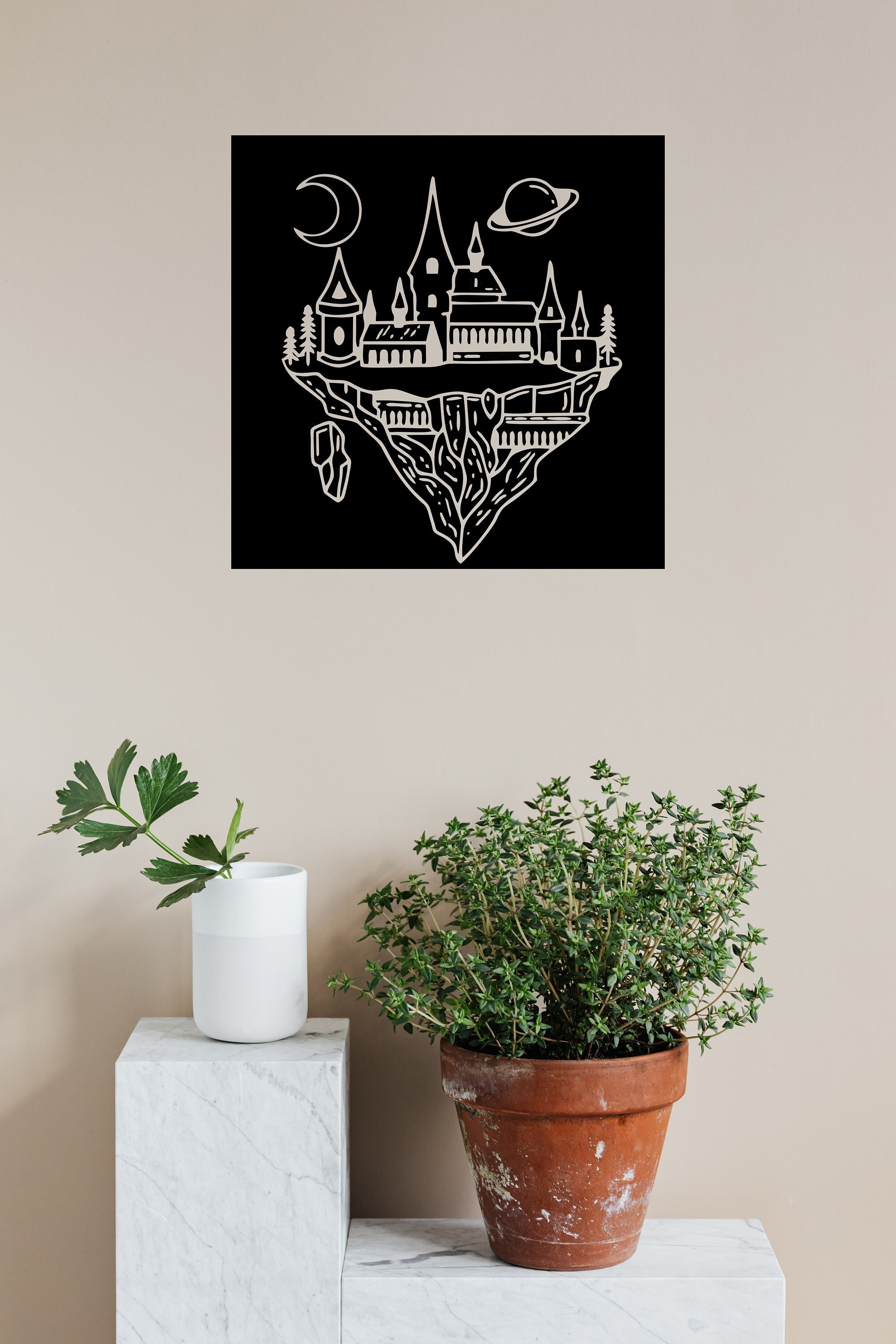 Wizard Magic 3 Bundle Svg Cut Dxf File Wall Sticker Pdf Silhouette ...