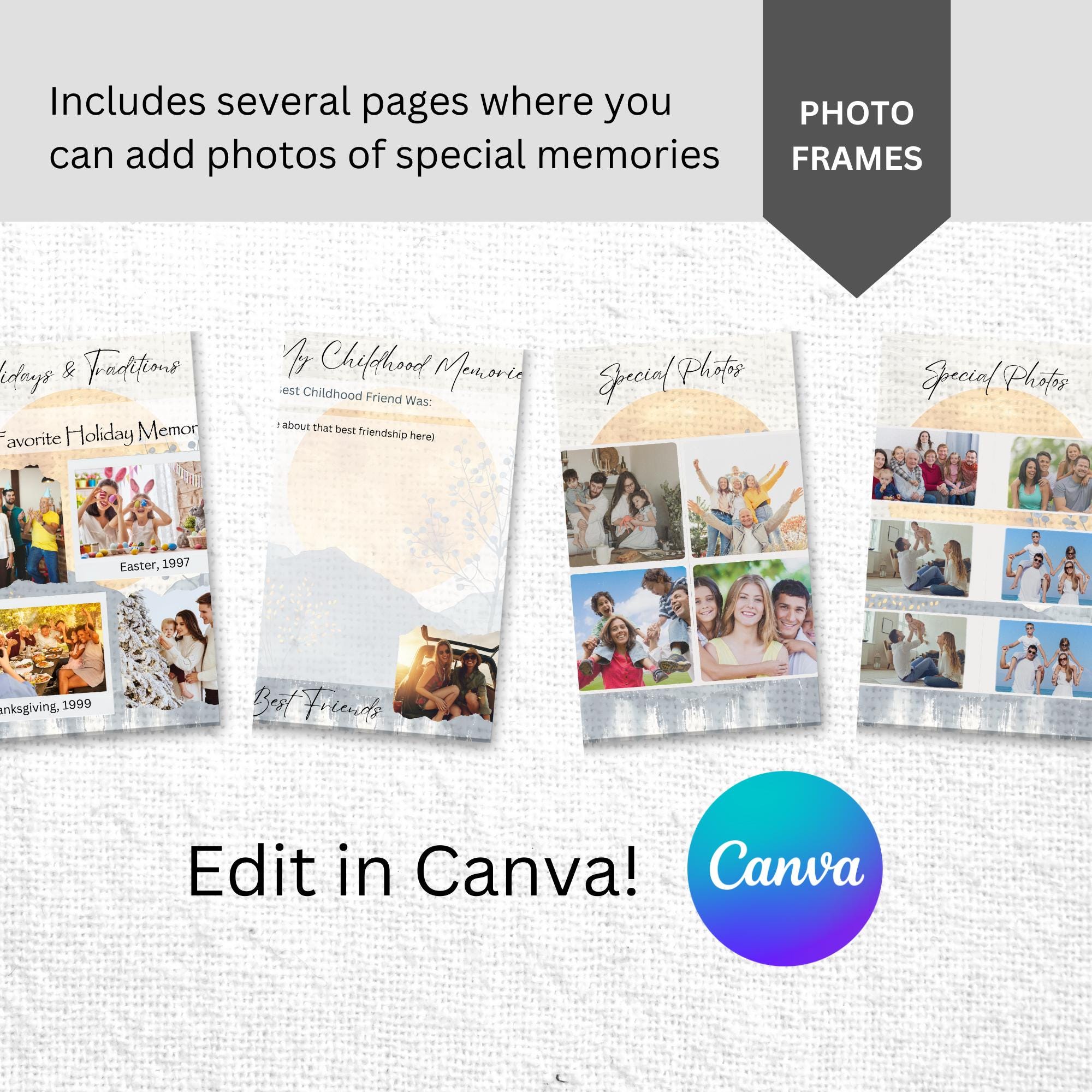 Farewell Journal, Legacy Journal, Letter to Kids, Family Journal ...