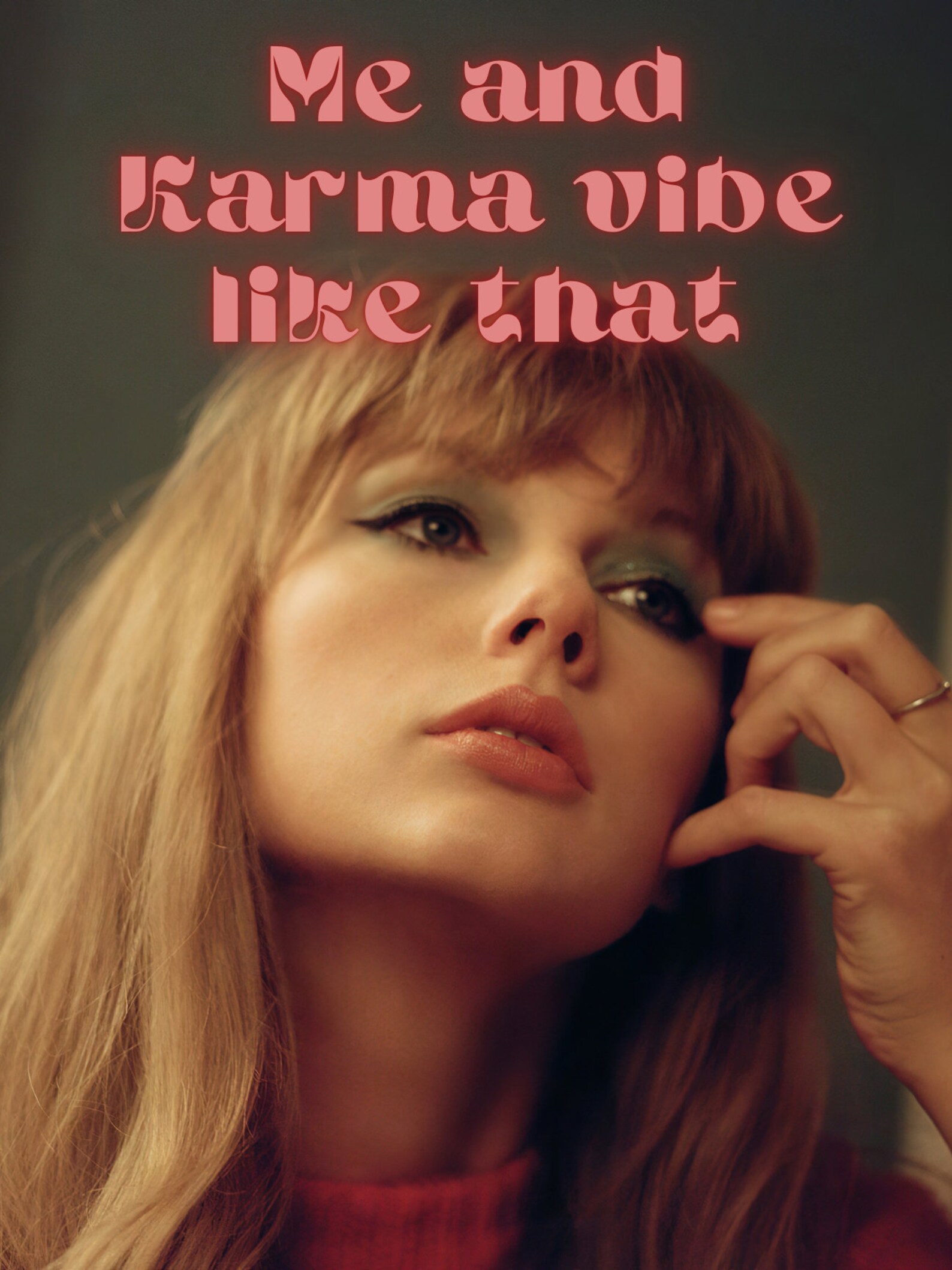 Taylor Swift Digital Print Me and Karma Vibe Like That - Etsy