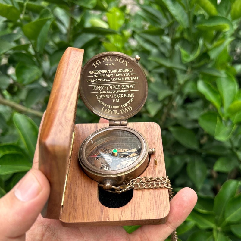 Personalized Compass - Etsy