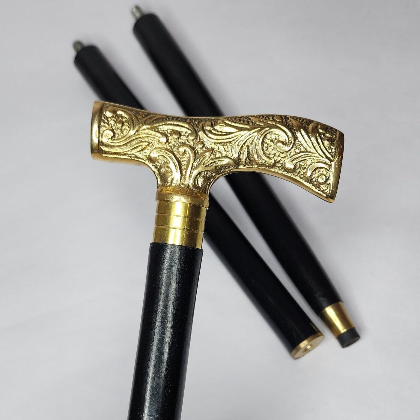 Personalized Foldable Walking Stick Steampunk Walking Cane With Fully ...