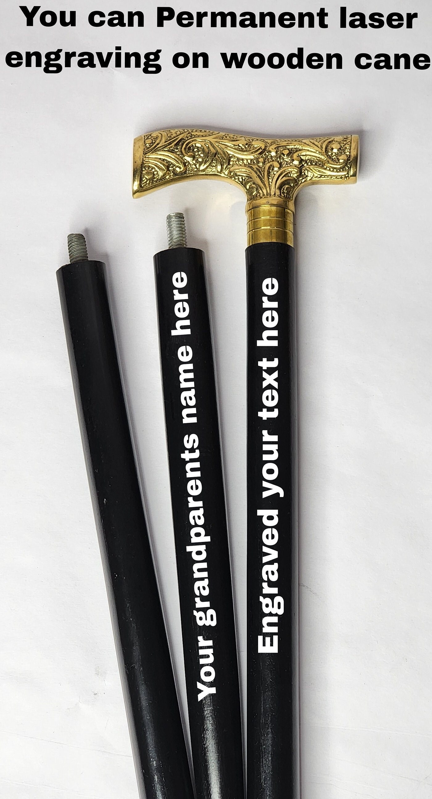 Personalized Foldable Walking Stick Steampunk Walking Cane With Fully ...