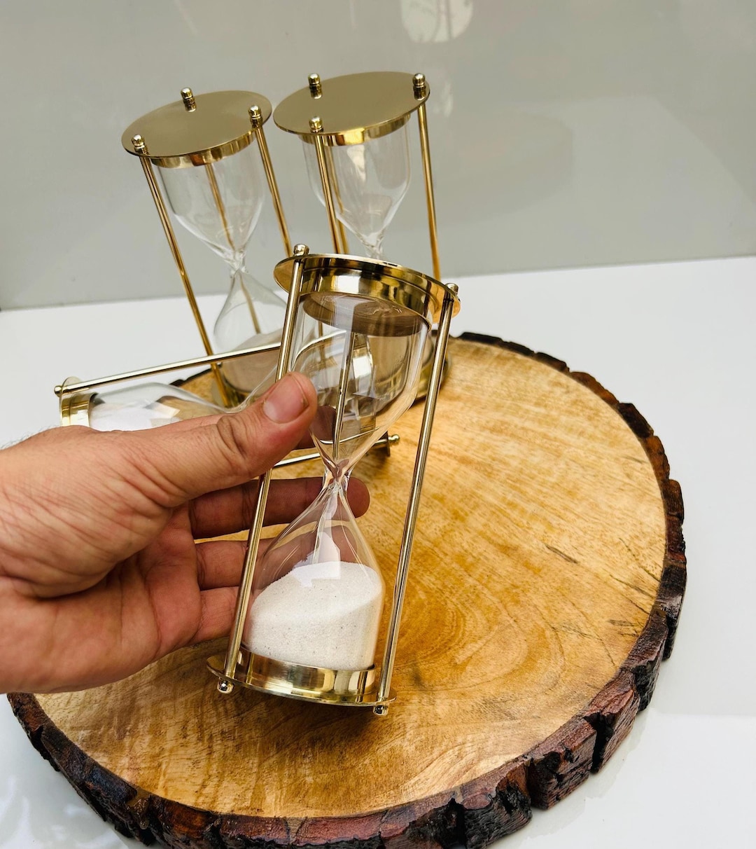 5 Minute Personalized Fillable Hour Glass, Sand Ceremony Set ...