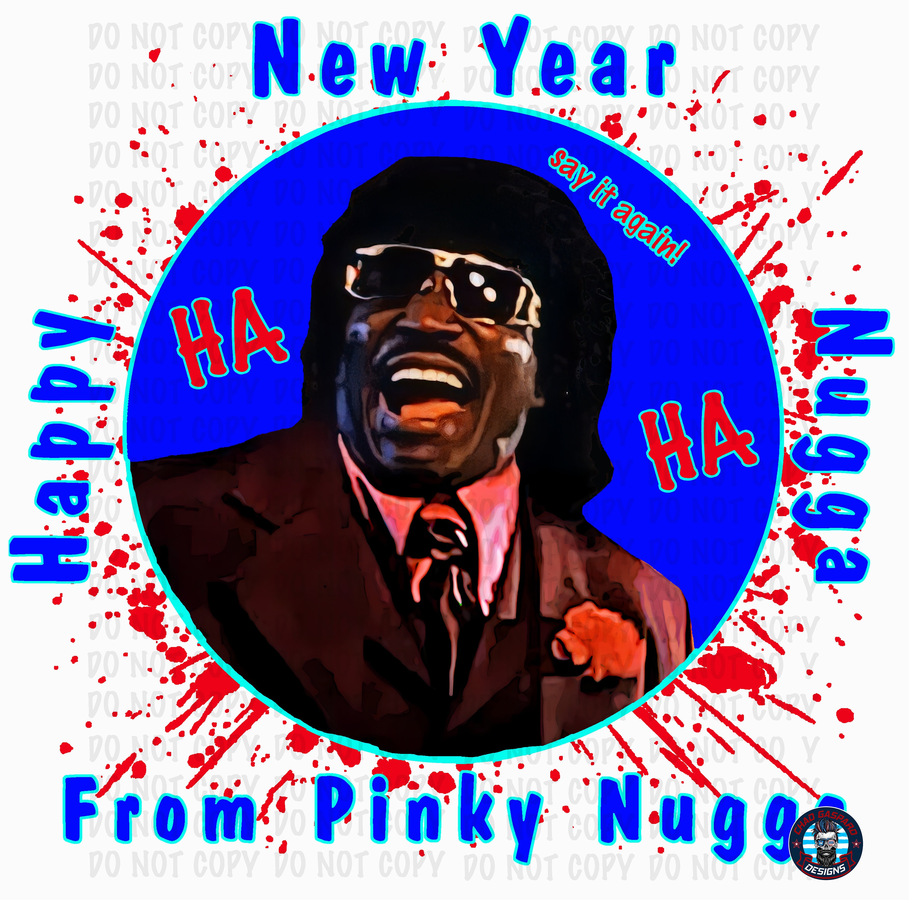 Happy New Year From Pinky PNG SVG - Etsy