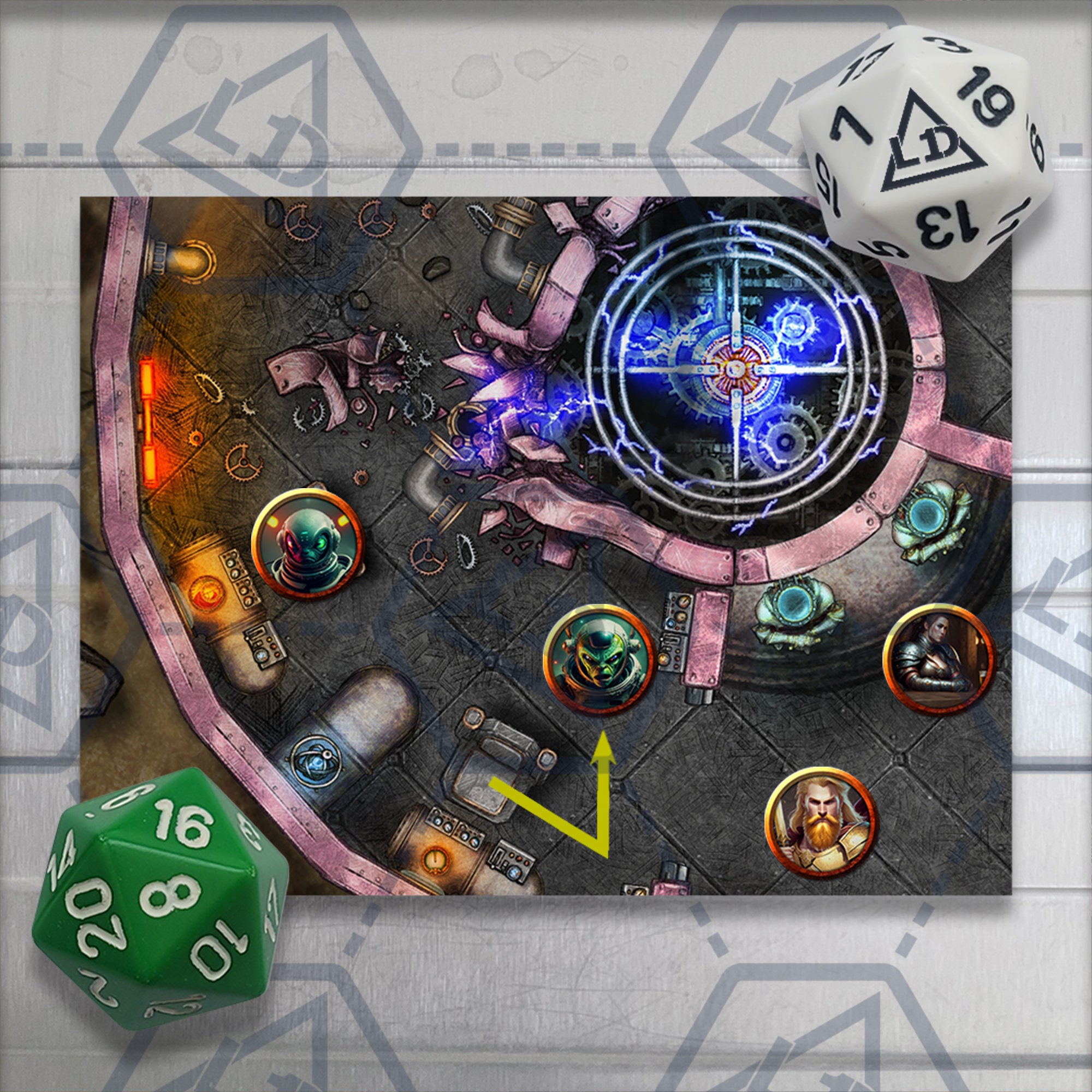 UFO Crash Site Battle Map - Etsy