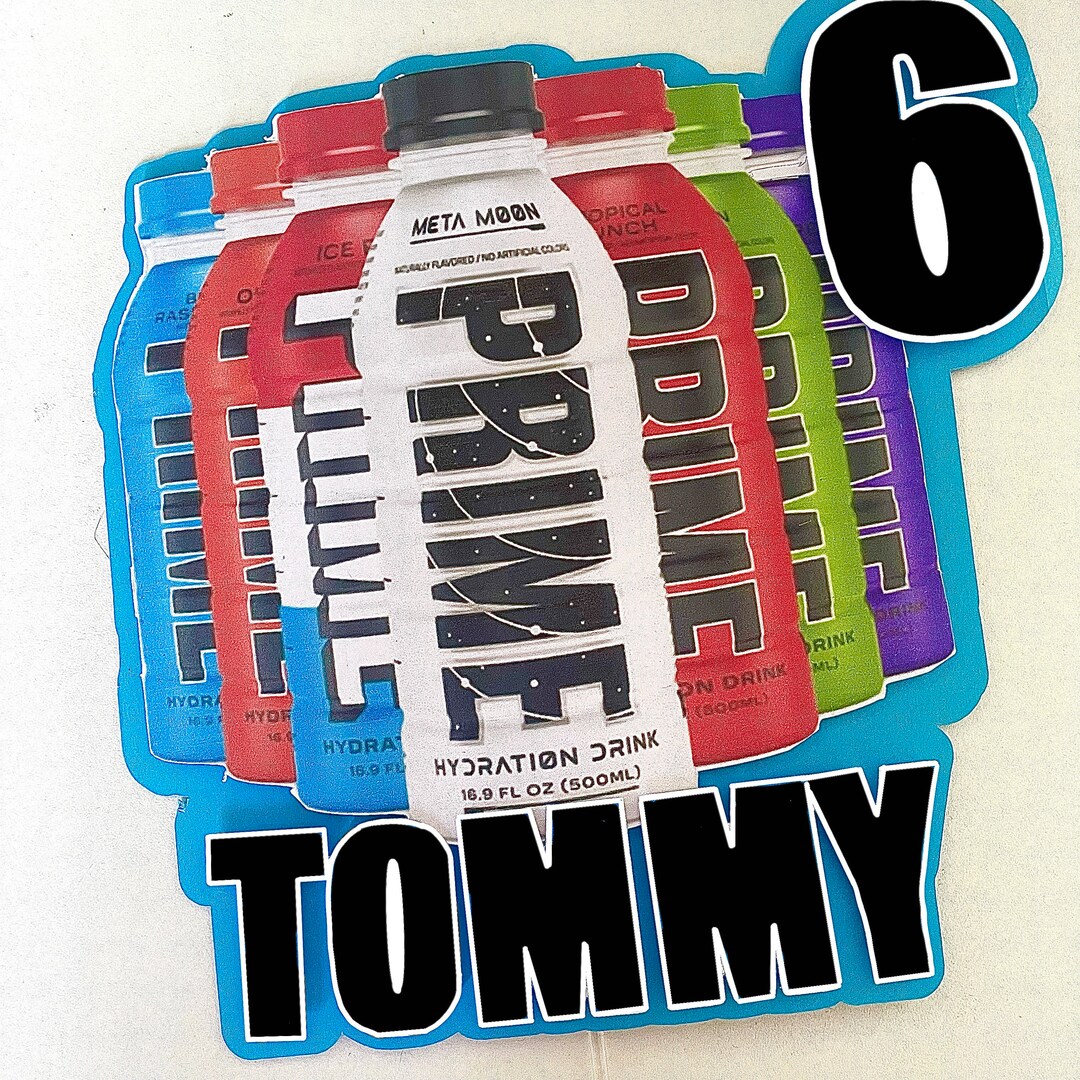 PRIME Cake Topper for Birthday Cakes Parties KSI Logan - Etsy UK