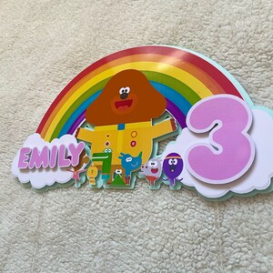 HEY DUGGEE Inspired Cake Topper for Birthday Parties - Etsy