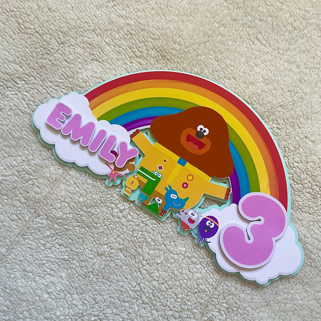 HEY DUGGEE Inspired Cake Topper for Birthday Parties - Etsy
