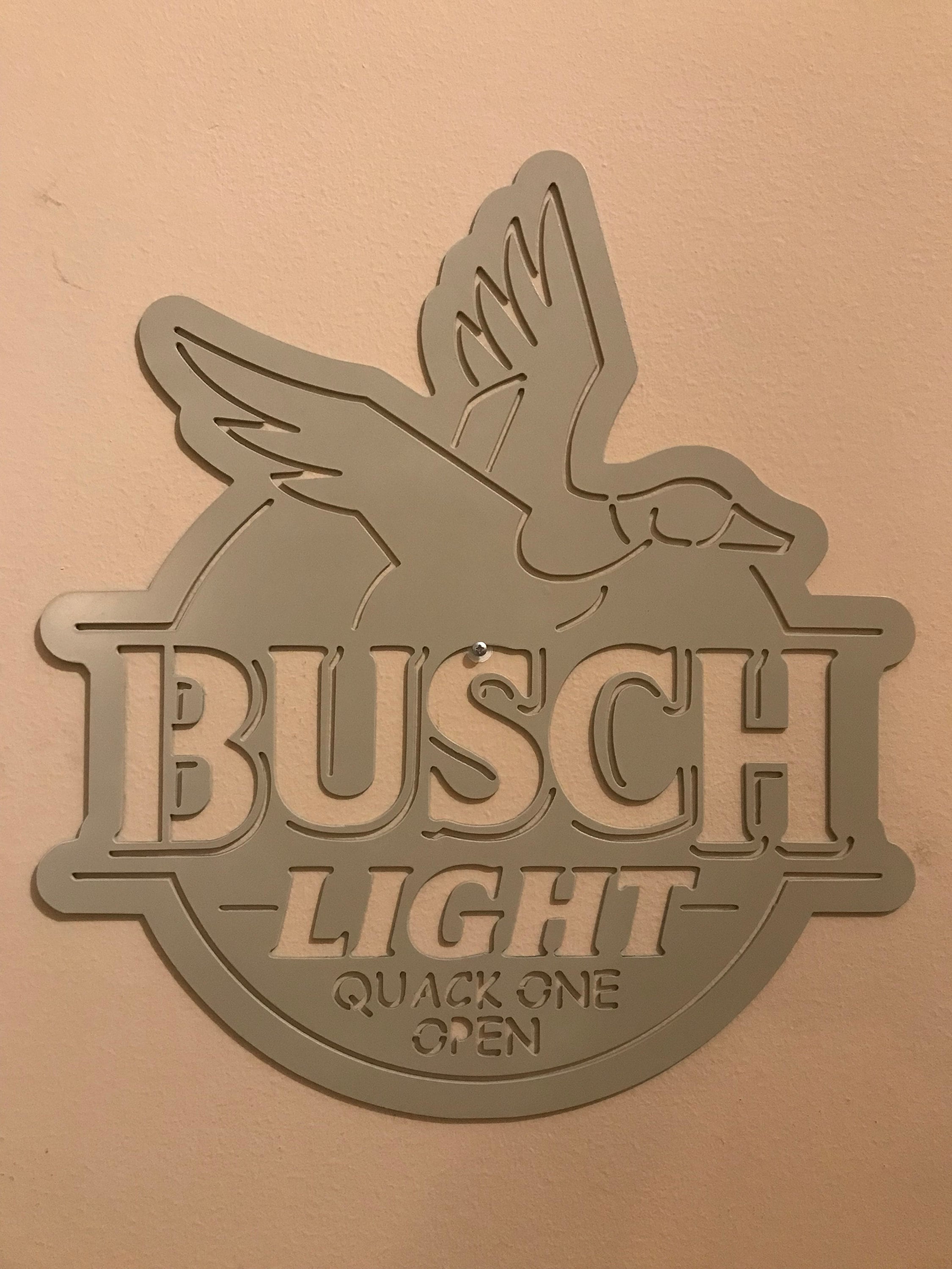 Busch Light Duck Hunter Sign - Etsy