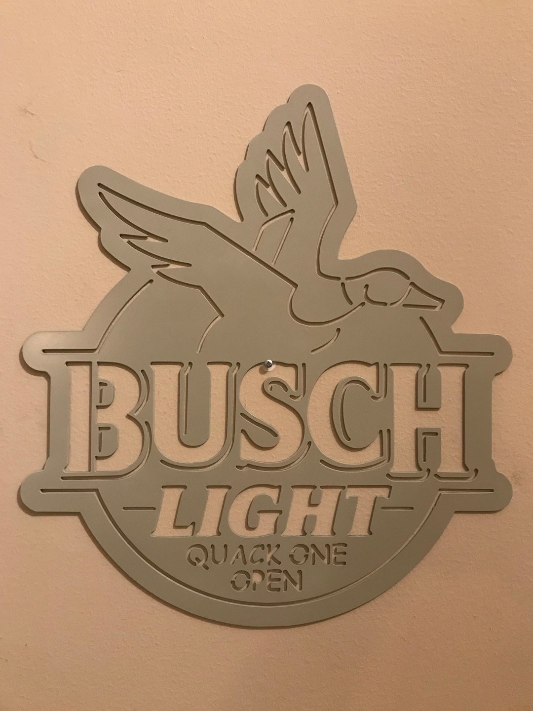 Busch Light Duck Hunter Sign - Etsy