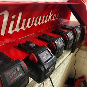 Milwaukee Battery Charging Station - Etsy