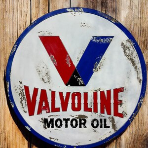 Rustic Valvoline Shop Sign - Etsy