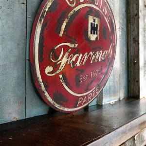 Rustic - Reproduction Sign - Farmall - Etsy