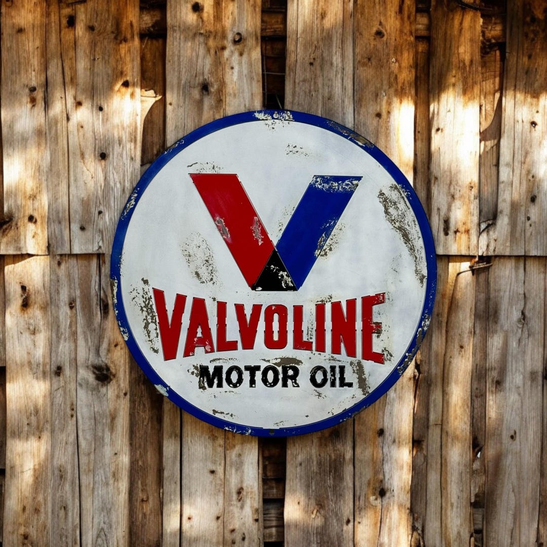Rustic Valvoline Shop Sign - Etsy