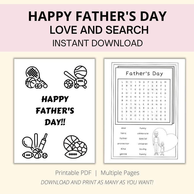 Happy Father's Day, Printable Happy Fathers Day Coloring Pages, Fathers ...