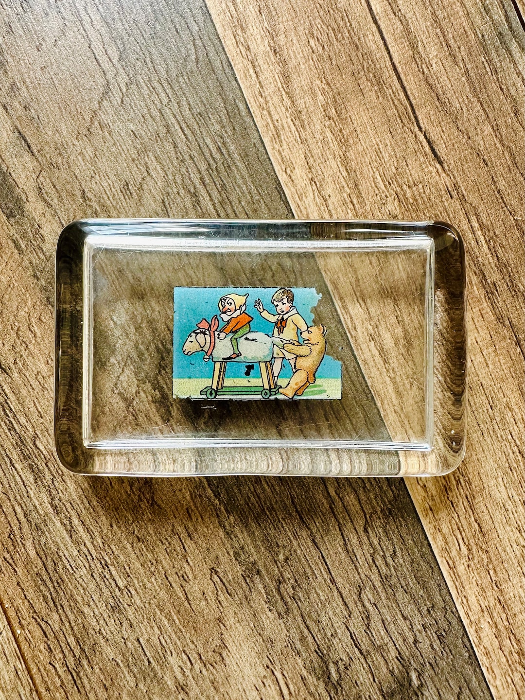 Quirky Mid Century Vintage Glass Paperweight - Etsy