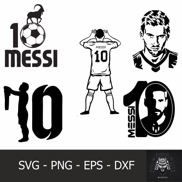 Messi Svg - Etsy