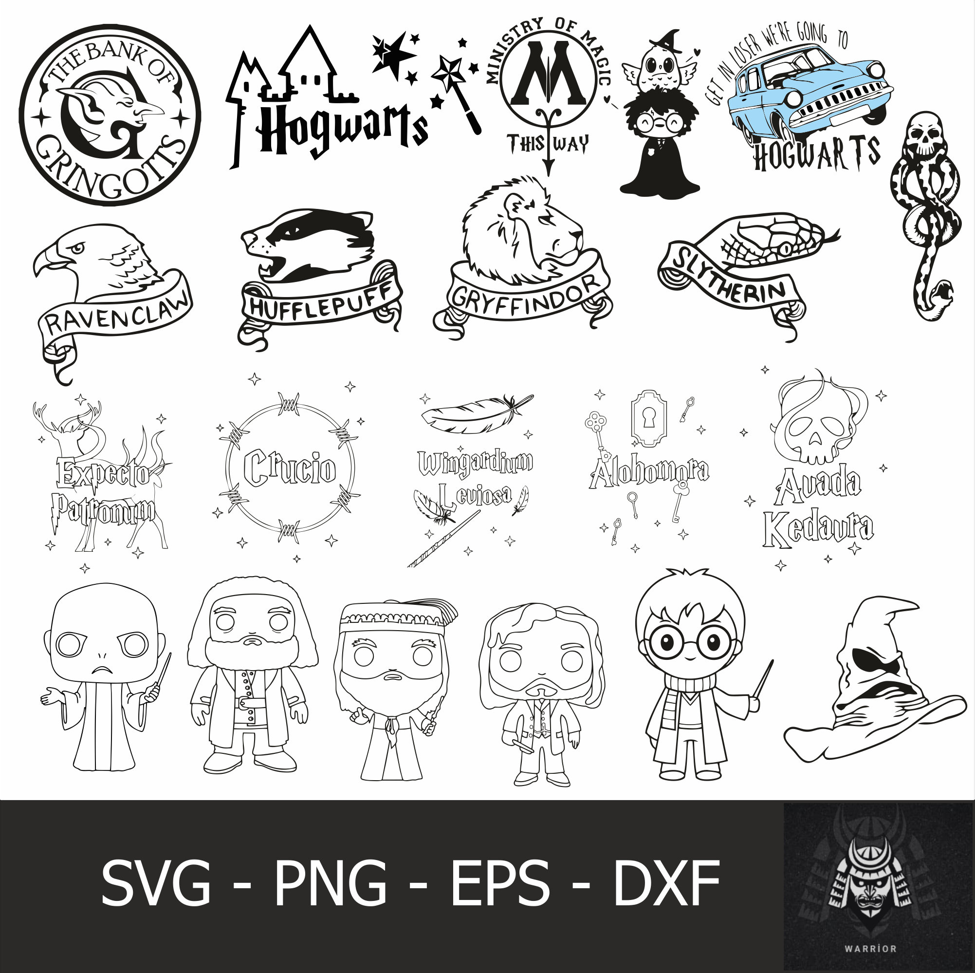 Movie Mega SVG Bundle, Magic Wizard Svg, Svg Files, Png Files Magic ...