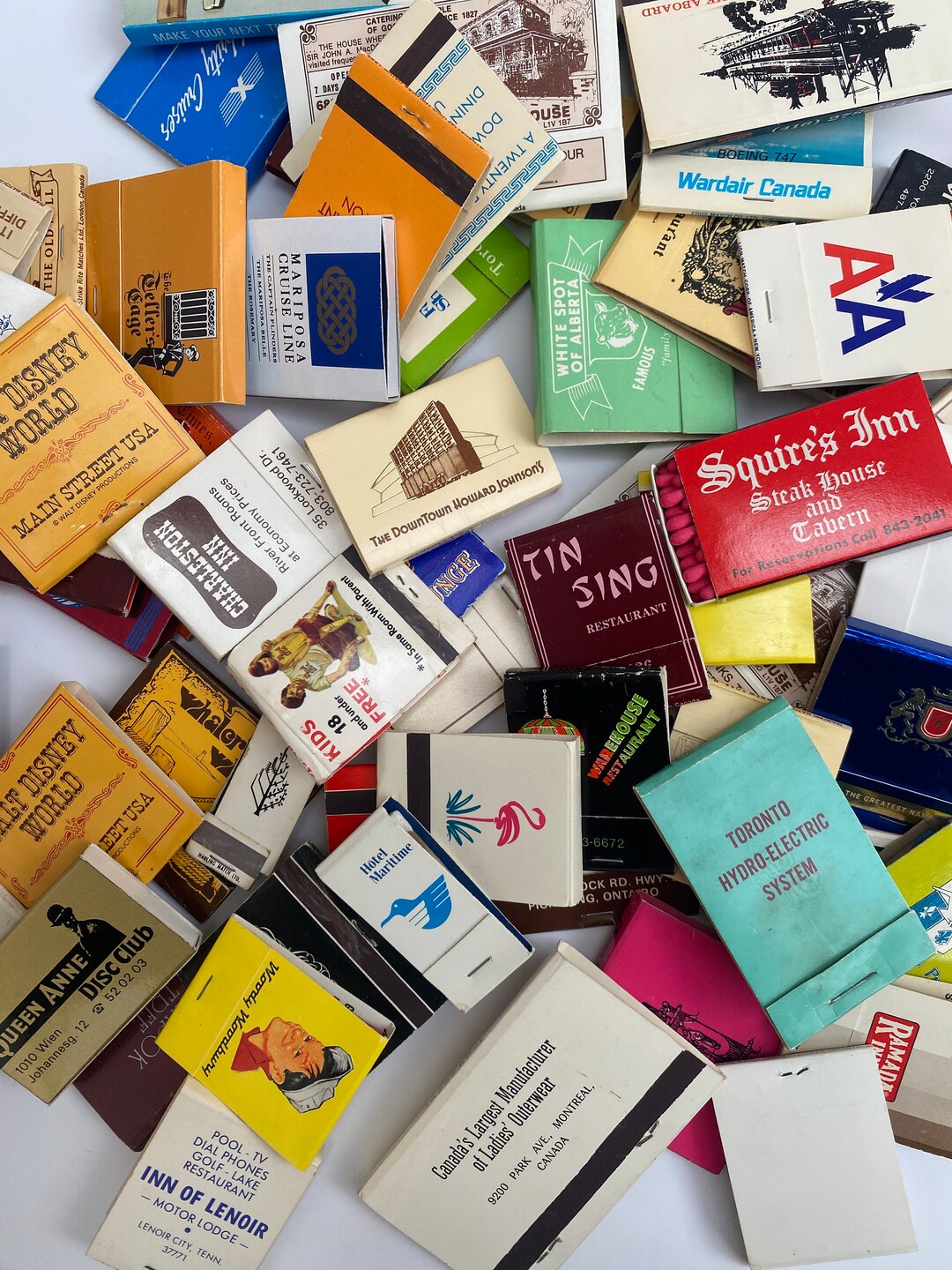 Vintage Matchbooks Lots of 5 or 10 Random Matchbook Selections, Toronto ...
