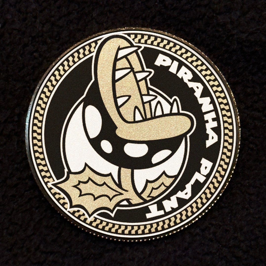 Piranha Plant Choice / Challenge Coin - Etsy