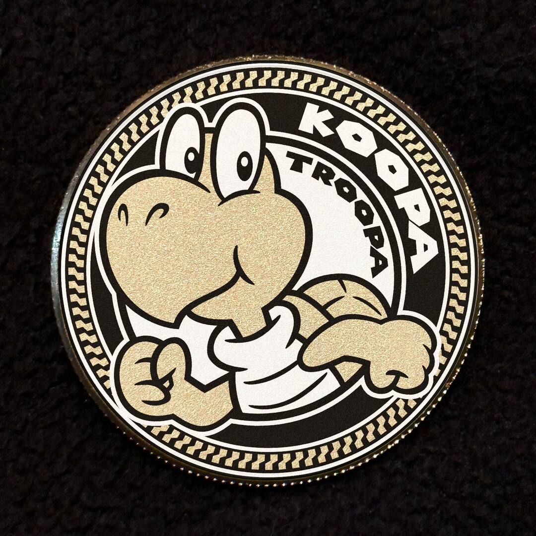 Koopa Troopa Choice / Challenge Coin - Etsy