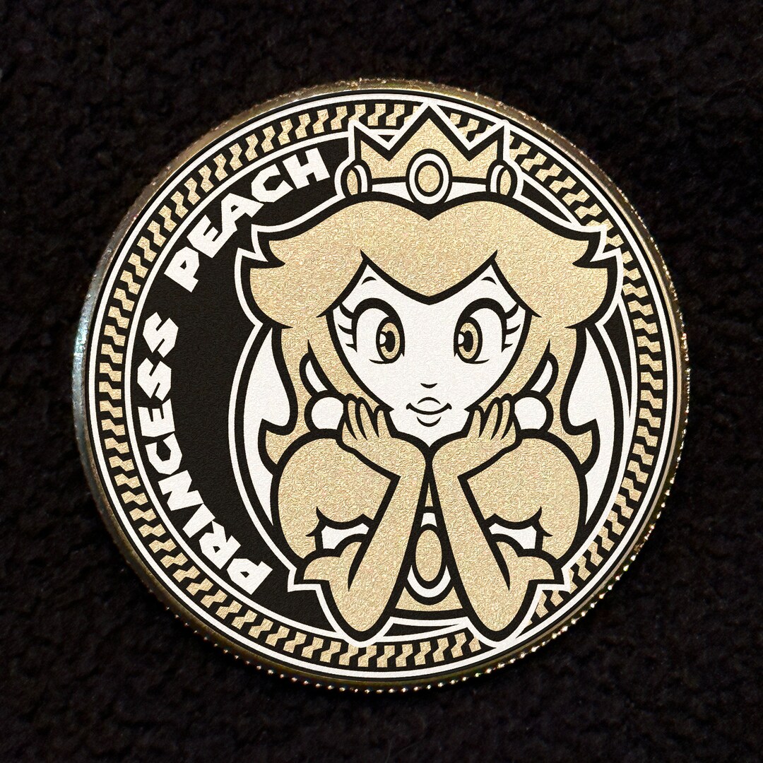 Princess Peach - Choice / Challenge Coin - Etsy