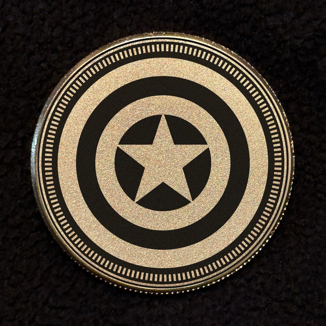 Captain America - Choice / Challenge Coin - Etsy