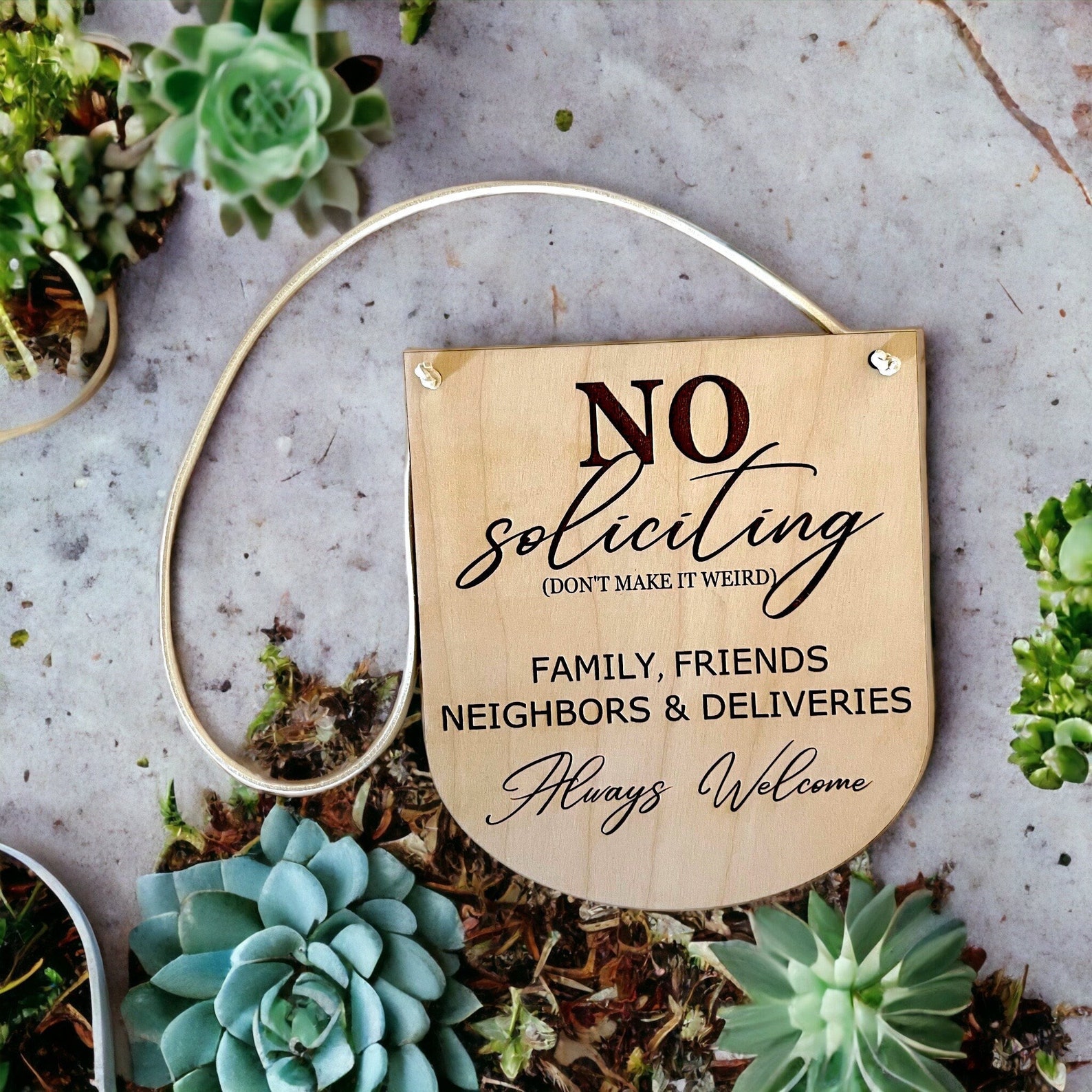 No Soliciting Sign, No Soliciting Door Sign, Do Not Disturb Sign, No ...