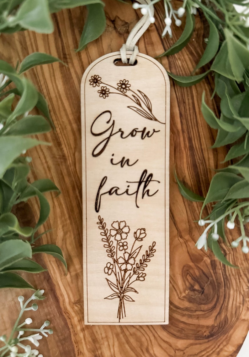 Faith Bookmark | Baptism Gift | Church Gift Idea| Personalized Gift ...