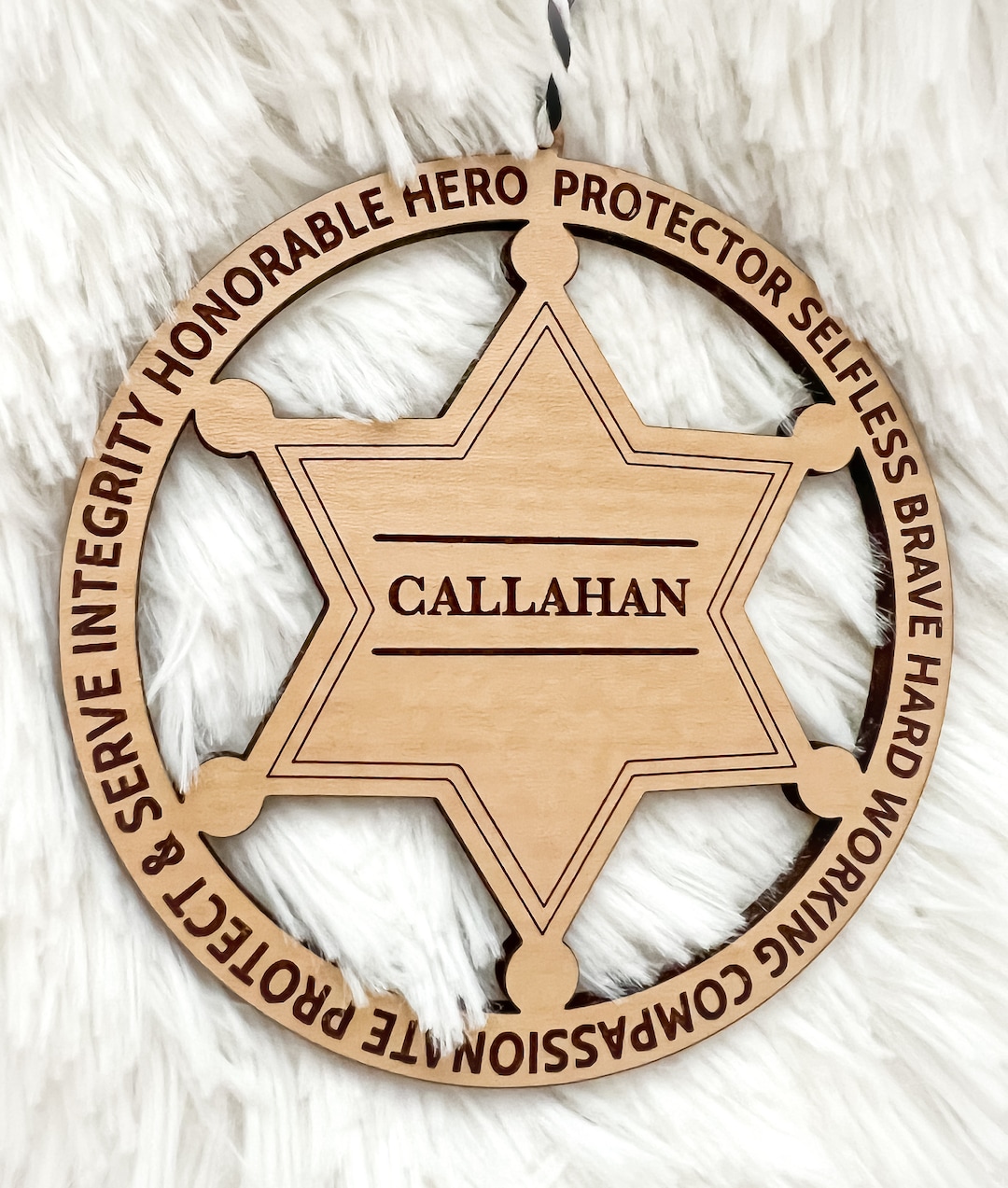 Deputy Sheriff Ornament Personalized, Custom Christmas Ornament, Deputy ...