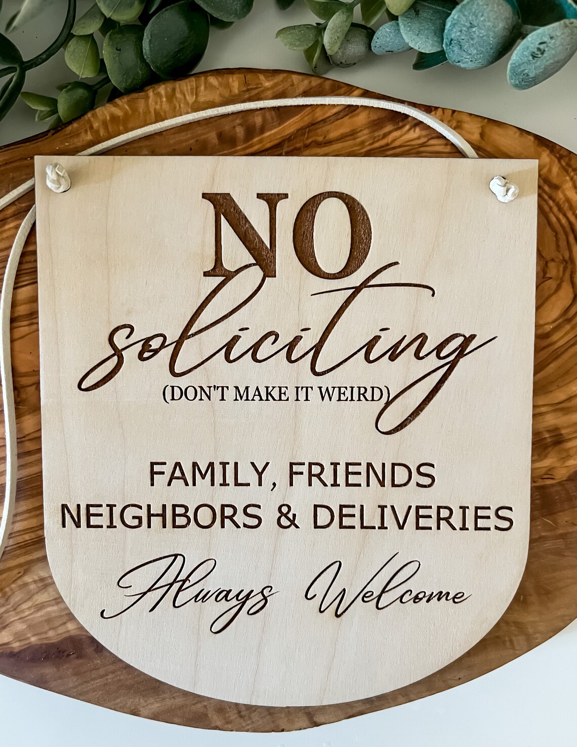 No Soliciting Sign, No Soliciting Door Sign, Do Not Disturb Sign, No ...