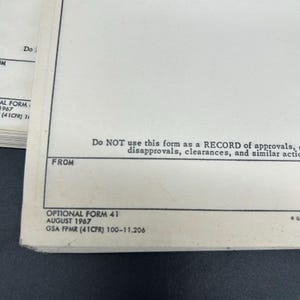 Vintage Paper Ephemera Routing Transmittal Slips Pad Original 1967 - Etsy
