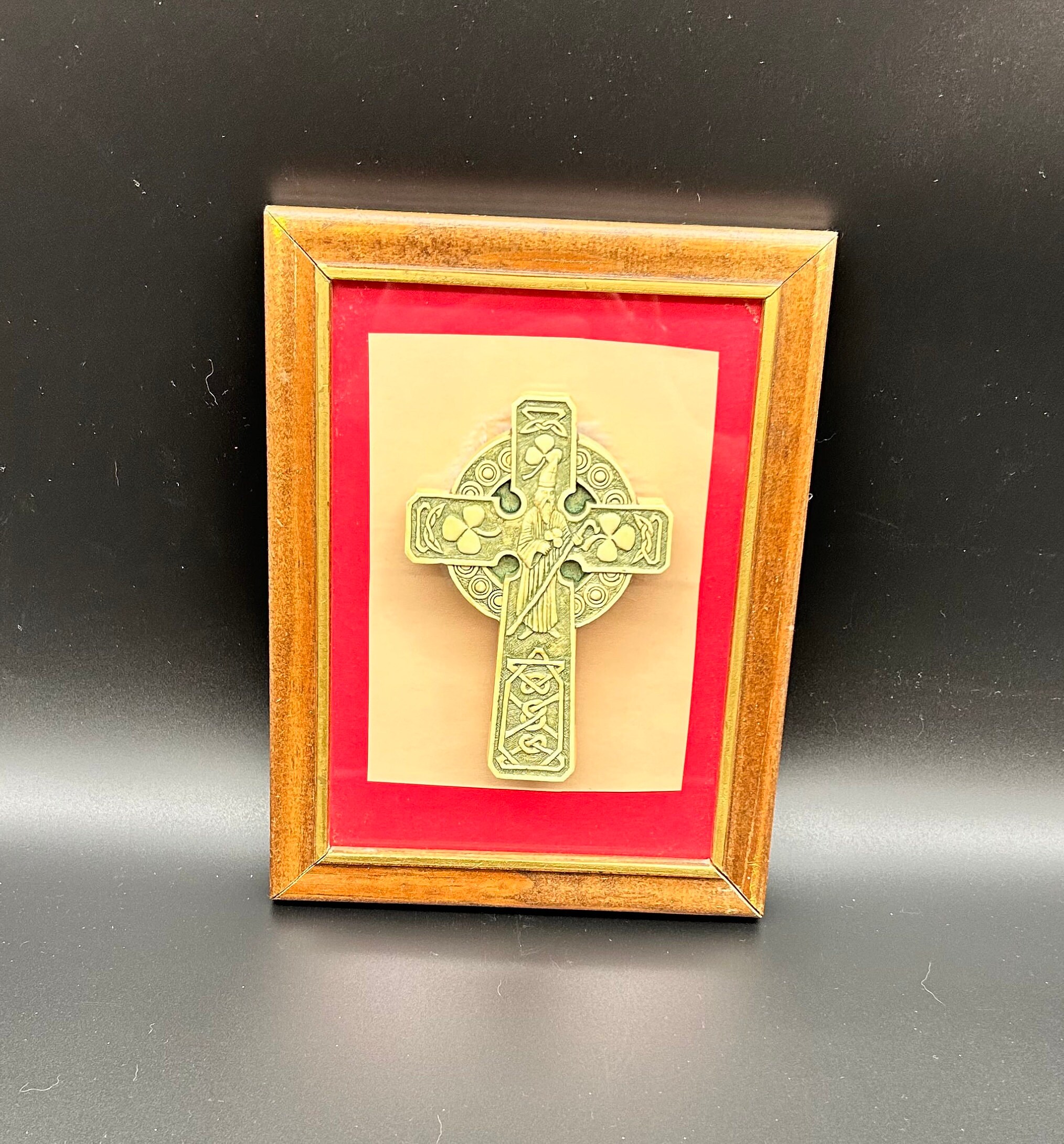 St. Patrick Celtic Cross Crucifix With Shamrocks - Etsy