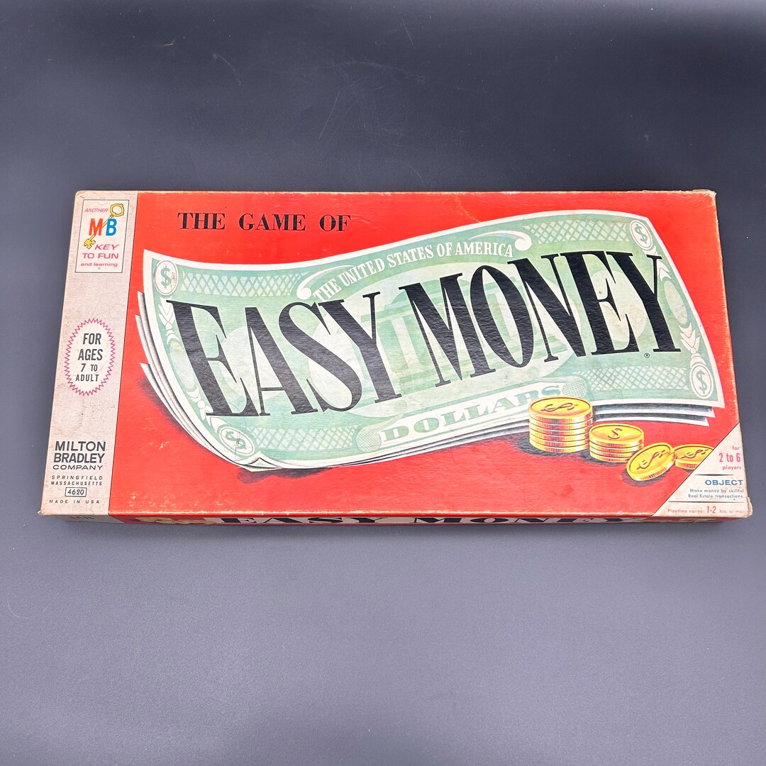 Easy Money Board Game # 4620 Vintage 1960s - Etsy