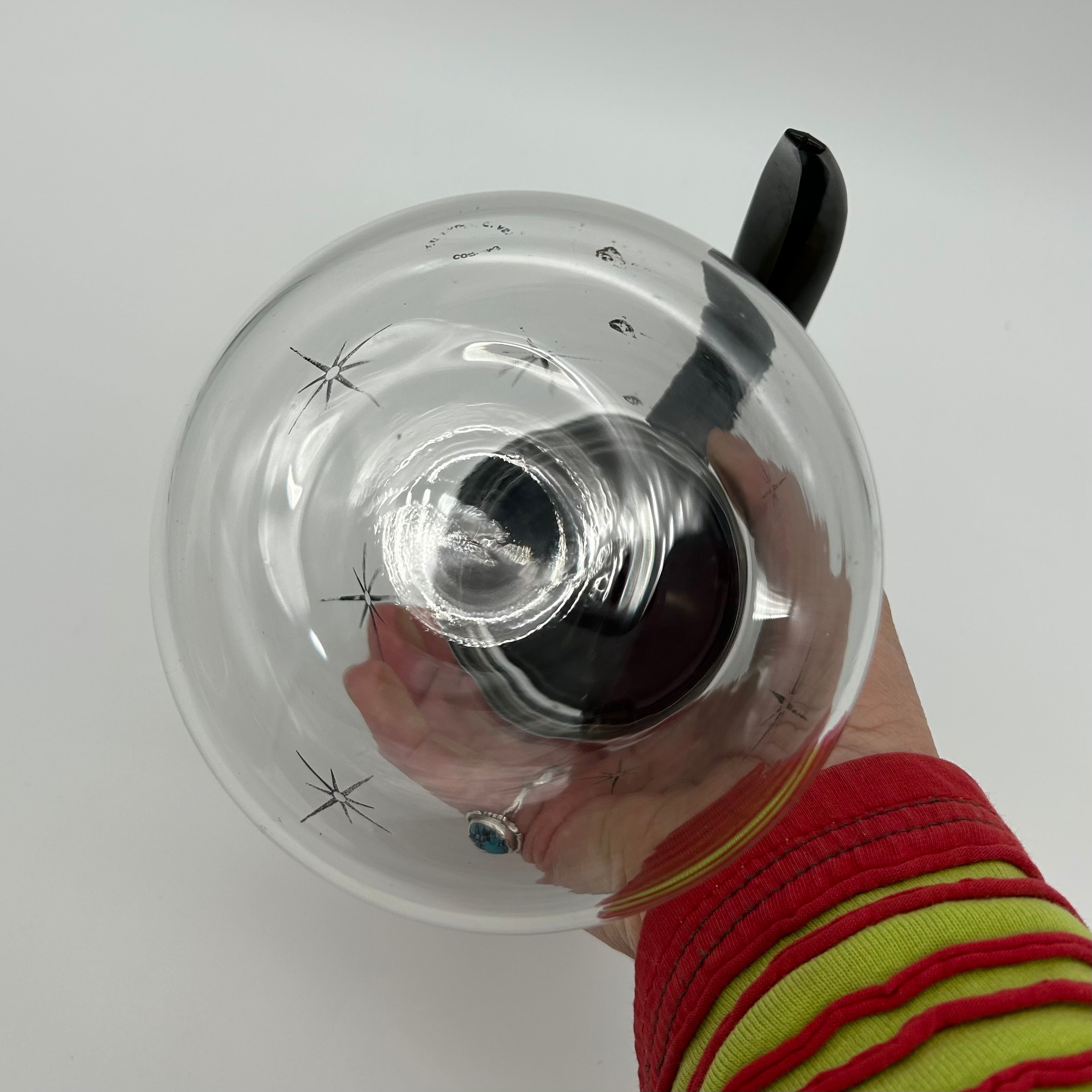 Corning Ware Atomic Star Coffee Vintage Carafe Pitcher 6 Cups Mid ...