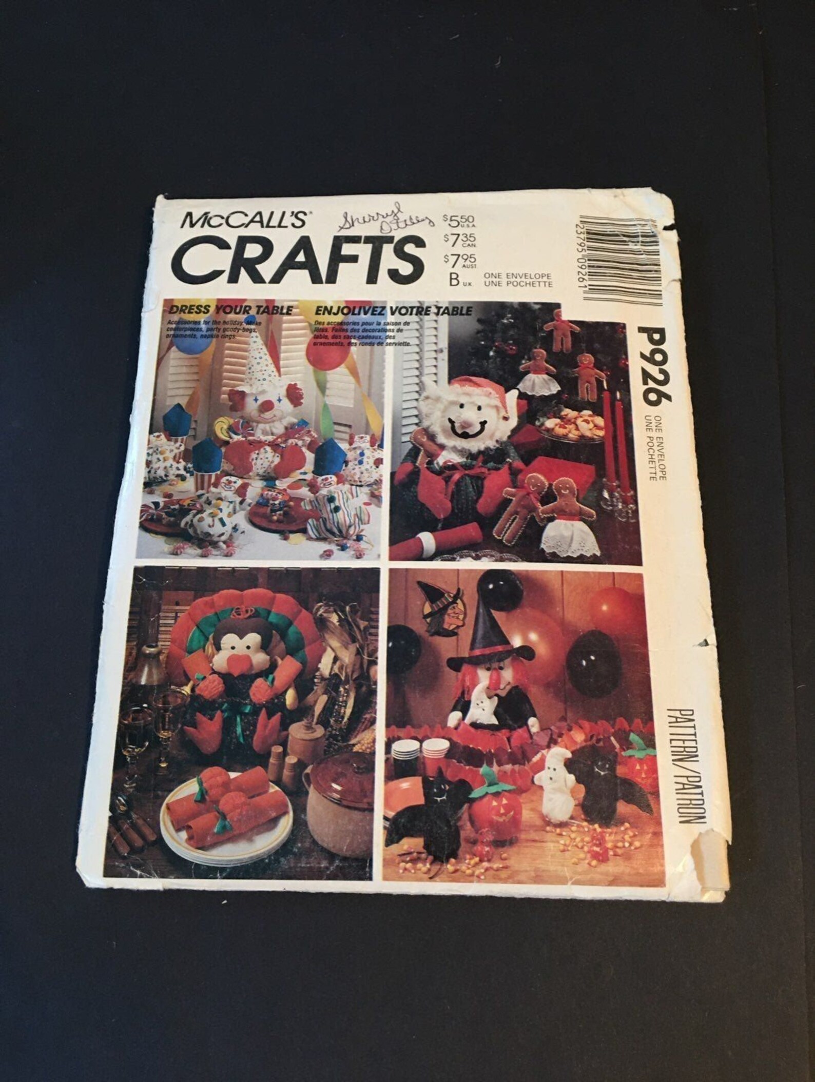 Vintage Centerpiece Sewing Pattern - Etsy