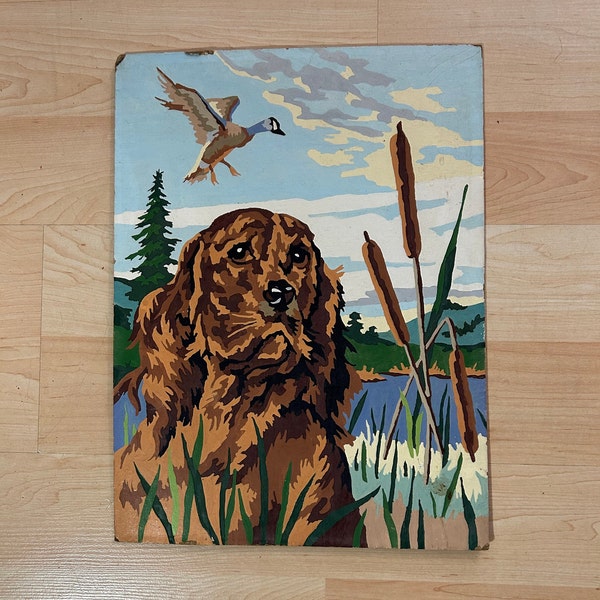Paint by Number Dog - Etsy