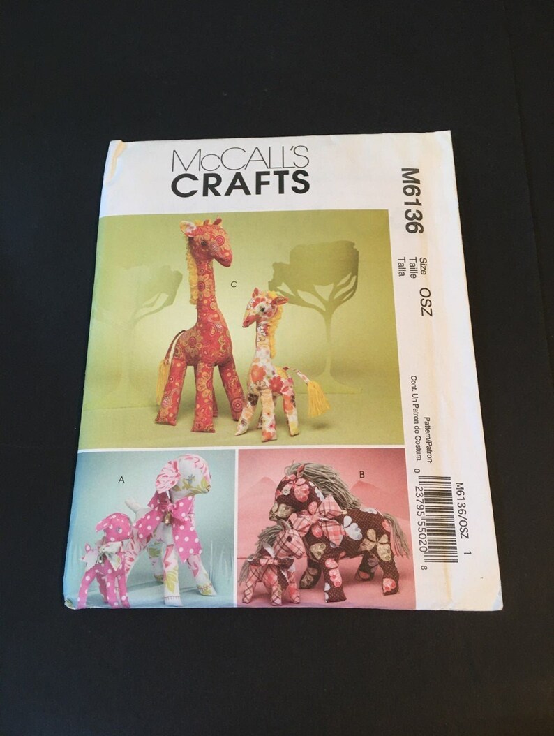 Stuffed Animals Sewing Pattern - Etsy