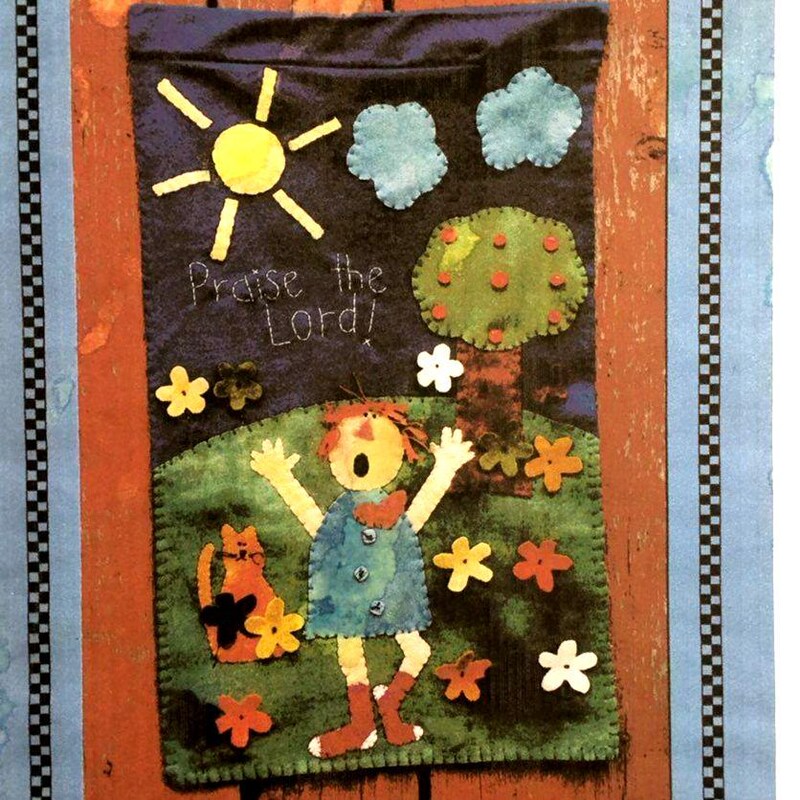 Wool Applique Banner Kit - Etsy
